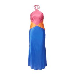 Olivia Rubin Kleid 'CASSIE' Damen Gr&ouml;&szlig;e 34 blau / orange / hellpink Winterkleid