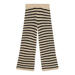 ABOUT YOU Hose 'Mathilda' M&auml;dchen Gr&ouml;&szlig;e 122/128 beige / schwarz