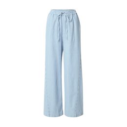 FRNCH PARIS Hose Damen Größe 42 hellblau / weiß