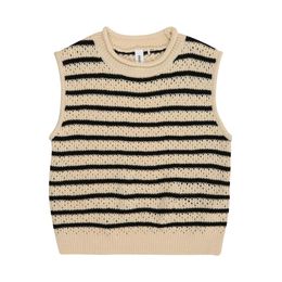ABOUT YOU Top 'Poppy' Mädchen Größe 122/128 beige / schwarz
