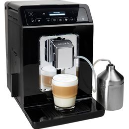 Krups Kaffeevollautomat "EA8918 Evidence", schwarz, B:24cm H:36,3cm T:37,2cm, Kaffeevollautomaten, OLED-Display, 12 Kaffee- und3 Tee-Variationen, 2-Tassen Funktion
