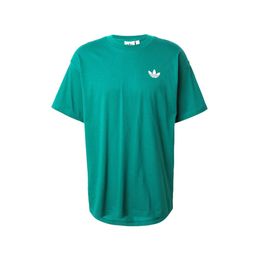 adidas originals T-Shirt 'RETRO RUNNING' Herren Größe S türkis / grün / weiß
