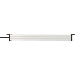 Fa.Brennenstuhl Steckdosenleiste BRENNENSTUHL "Alu-Line 19"", schwarz (silber, schwarz), B:6cm H:52cm T:5cm, Steckdosenleisten