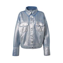 irinassw Jacke 'Admira' Damen Gr&ouml;&szlig;e L blue denim / silber