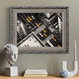 Gerahmtes Leinwandbild New York City Cabs
