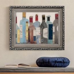 Gerahmtes Leinwandbild Wein & Spirituosen II