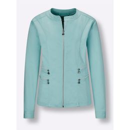 CREATION L PREMIUM Witt Damen Jeansjacke mit hochwertiger Innenverarbeitung, mint, Gr&ouml;&szlig;e 36