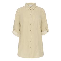 Kaffe Curve Bluse 'Nana' Damen Gr&ouml;&szlig;e XXL ecru / dunkelbeige