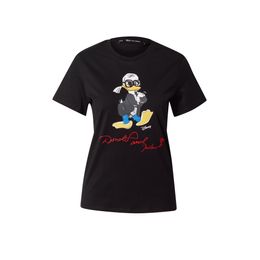 K by KARL LAGERFELD Karl Lagerfeld T-Shirt 'Disney x KL' Damen Gr&ouml;&szlig;e S royalblau / hellgelb / schwarz / wei&szlig;