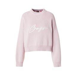 BOSS Pullover 'C_Finevra' Damen Gr&ouml;&szlig;e M helllila / wei&szlig;