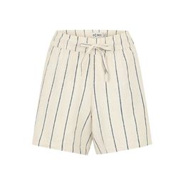 Ichi Shorts 'IHLINNO' Damen Gr&ouml;&szlig;e 50 ecru / anthrazit