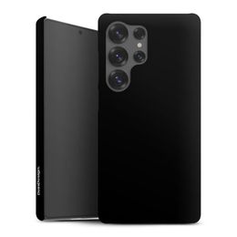 DeinDesign Galaxy S25 Ultra Handy Premium Case Smartphone Handyh&uuml;lle Schutzh&uuml;lle matt Colour Black Unicoloured Premium Case