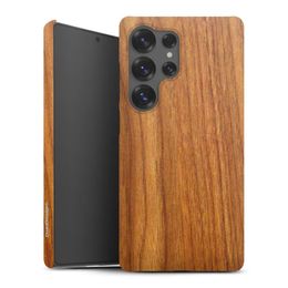 DeinDesign Galaxy S25 Ultra Handy Premium Case Smartphone Handyh&uuml;lle Schutzh&uuml;lle matt Larch Wood Wooden Look Premium Case