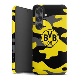 DeinDesign Galaxy S25 Handy Premium Case Smartphone Handyh&uuml;lle Schutzh&uuml;lle matt Borussia Dortmund Merchandise Bvb Premium Case