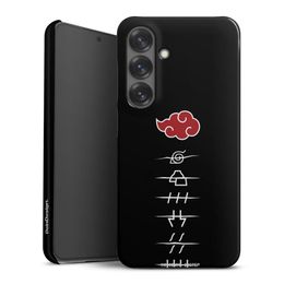 DeinDesign Galaxy S25 Handy Premium Case Smartphone Handyh&uuml;lle Schutzh&uuml;lle gl&auml;nzend Naruto Shippuden Official Licensed Product Akatsuki Premium Case