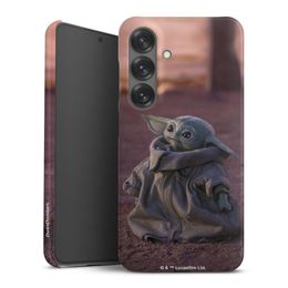 DeinDesign Galaxy S25 Handy Premium Case Smartphone Handyh&uuml;lle Schutzh&uuml;lle matt The Child Star Wars Baby Yoda Premium Case