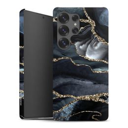 DeinDesign Galaxy S25 Ultra Handy Premium Case Smartphone Handyh&uuml;lle Schutzh&uuml;lle matt Marble Trends Glitzer Premium Case