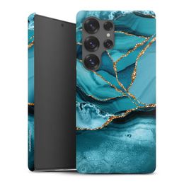DeinDesign Galaxy S25 Ultra Handy Premium Case Smartphone Handyh&uuml;lle Schutzh&uuml;lle matt Marble Gemstone Glitzer Premium Case