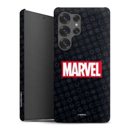 DeinDesign Galaxy S25 Ultra Handy Premium Case Smartphone Handyh&uuml;lle Schutzh&uuml;lle matt Logo Marvel Comic Premium Case