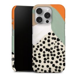 DeinDesign iPhone 16 Pro Handy Premium Case Smartphone Handyh&uuml;lle Schutzh&uuml;lle matt Abstract Boho Kunst Premium Case