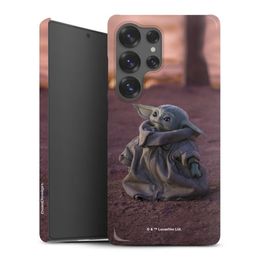 DeinDesign Galaxy S25 Ultra Handy Premium Case Smartphone Handyh&uuml;lle Schutzh&uuml;lle gl&auml;nzend The Child Star Wars Baby Yoda Premium Case
