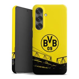 DeinDesign Galaxy S25 Handy Premium Case Smartphone Handyh&uuml;lle Schutzh&uuml;lle gl&auml;nzend Merchandise Bvb Borussia Dortmund Premium Case