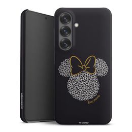 DeinDesign Galaxy S25 Handy Premium Case Smartphone Handyh&uuml;lle Schutzh&uuml;lle matt Minnie Mouse Muster Disney Premium Case