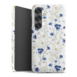 DeinDesign Galaxy S25 Handy Premium Case Smartphone Handyh&uuml;lle Schutzh&uuml;lle matt Flowers Muster Flower Premium Case