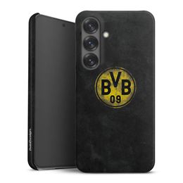 DeinDesign Galaxy S25 Handy Premium Case Smartphone Handyh&uuml;lle Schutzh&uuml;lle matt Bvb Borussia Dortmund Merchandise Premium Case