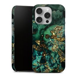 DeinDesign iPhone 16 Pro Handy Premium Case Smartphone Handyh&uuml;lle Schutzh&uuml;lle matt Muster Glitzer Marble Premium Case