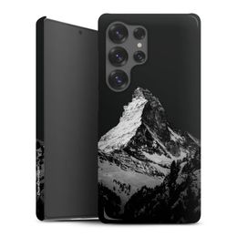 DeinDesign Galaxy S25 Ultra Handy Premium Case Smartphone Handyh&uuml;lle Schutzh&uuml;lle gl&auml;nzend Mountain Snow Mountain Top Premium Case