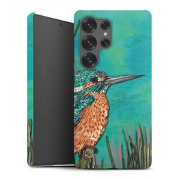 DeinDesign Galaxy S25 Ultra Handy Premium Case Smartphone Handyh&uuml;lle Schutzh&uuml;lle matt Painting Bird Animals Premium Case
