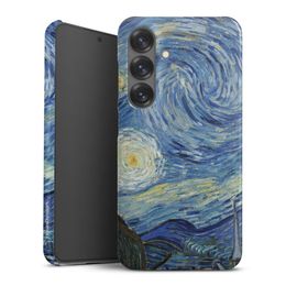DeinDesign Galaxy S25 Handy Premium Case Smartphone Handyh&uuml;lle Schutzh&uuml;lle gl&auml;nzend The Starry Night Kunst Premium Case