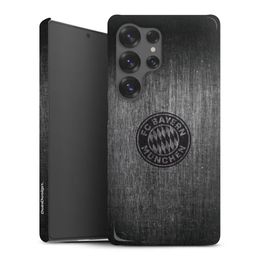 DeinDesign Galaxy S25 Ultra Handy Premium Case Smartphone Handyh&uuml;lle Schutzh&uuml;lle gl&auml;nzend Fcb Metallic Look Fc Bayern M&uuml;nchen Premium Case
