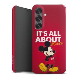 DeinDesign Galaxy S25 Handy Premium Case Smartphone Handyh&uuml;lle Schutzh&uuml;lle gl&auml;nzend Disney Official Licensed Product Mouse Premium Case