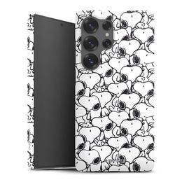 DeinDesign Galaxy S25 Ultra Handy Premium Case Smartphone Handyh&uuml;lle Schutzh&uuml;lle matt Peanuts Snoopy Muster Premium Case
