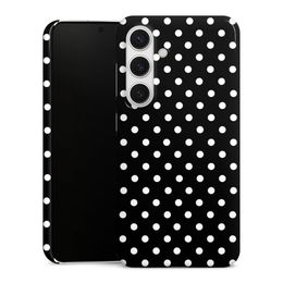 DeinDesign Galaxy S24 Handy Premium Case Smartphone Handyh&uuml;lle Schutzh&uuml;lle gl&auml;nzend Retro Points Polka Dots Premium Case