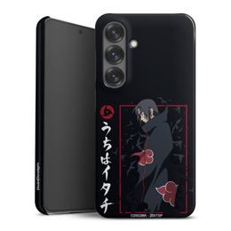 DeinDesign Galaxy S25 Handy Premium Case Smartphone Handyh&uuml;lle Schutzh&uuml;lle gl&auml;nzend Official Licensed Product Naruto Shippuden Itachi Uchiha Premium Case