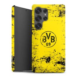 DeinDesign Galaxy S25 Ultra Handy Premium Case Smartphone Handyh&uuml;lle Schutzh&uuml;lle matt Bvb Official Licensed Product Borussia Dortmund Premium Case