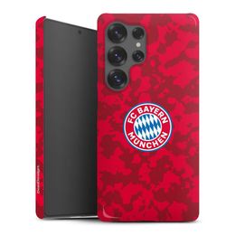 DeinDesign Galaxy S25 Ultra Handy Premium Case Smartphone Handyh&uuml;lle Schutzh&uuml;lle gl&auml;nzend Camouflage Fcb Fc Bayern M&uuml;nchen Premium Case