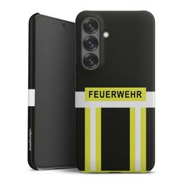DeinDesign Galaxy S25 Handy Premium Case Smartphone Handyh&uuml;lle Schutzh&uuml;lle matt Fire Fighters Job Fire Fighter Premium Case