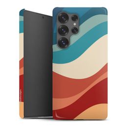 DeinDesign Galaxy S25 Ultra Handy Premium Case Smartphone Handyh&uuml;lle Schutzh&uuml;lle gl&auml;nzend Ombre Wave Colour Premium Case
