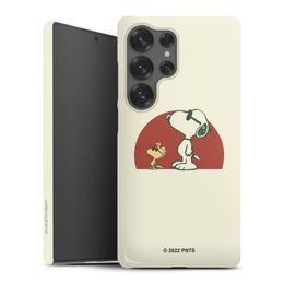 DeinDesign Galaxy S25 Ultra Handy Premium Case Smartphone Handyh&uuml;lle Schutzh&uuml;lle gl&auml;nzend Snoopy Official Licensed Product Kindheit Premium Case