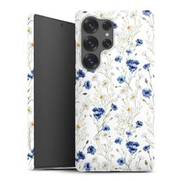 DeinDesign Galaxy S25 Ultra Handy Premium Case Smartphone Handyh&uuml;lle Schutzh&uuml;lle gl&auml;nzend Flowers Muster Flower Premium Case