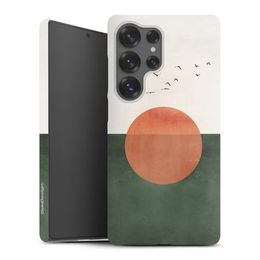 DeinDesign Galaxy S25 Ultra Handy Premium Case Smartphone Handyh&uuml;lle Schutzh&uuml;lle matt Sunshine Bird Sunset Premium Case