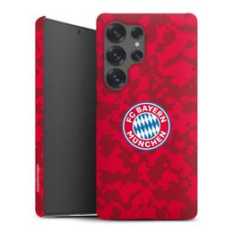 DeinDesign Galaxy S25 Ultra Handy Premium Case Smartphone Handyh&uuml;lle Schutzh&uuml;lle matt Camouflage Fcb Fc Bayern M&uuml;nchen Premium Case