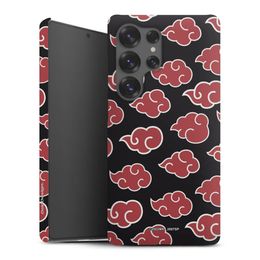 DeinDesign Galaxy S25 Ultra Handy Premium Case Smartphone Handyh&uuml;lle Schutzh&uuml;lle matt Naruto Shippuden Pattern Akatsuki Premium Case