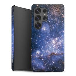 DeinDesign Galaxy S25 Ultra Handy Premium Case Smartphone Handyh&uuml;lle Schutzh&uuml;lle gl&auml;nzend Galaxy Weltall Weltraum Premium Case