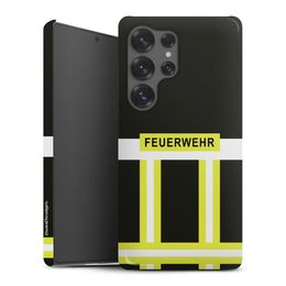 DeinDesign Galaxy S25 Ultra Handy Premium Case Smartphone Handyh&uuml;lle Schutzh&uuml;lle gl&auml;nzend Fire Fighters Job Fire Fighter Premium Case