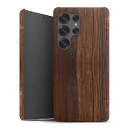DeinDesign Galaxy S25 Ultra Handy Premium Case Smartphone Handyh&uuml;lle Schutzh&uuml;lle matt Wood Nut Tree Wooden Look Premium Case